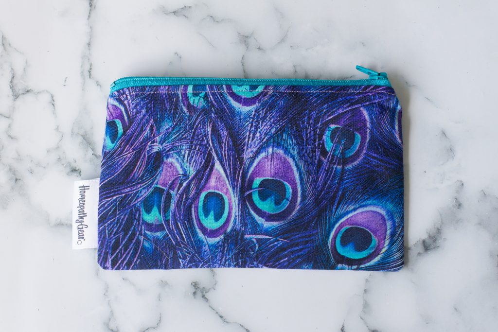 Small Homeopathic Remedy Bag with EMF Protection – Peacock Feather ...